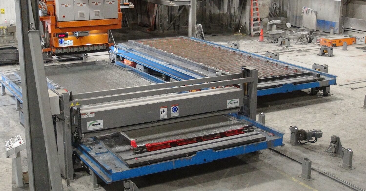 Machines for precast concrete plants | Sommer Precast Technology